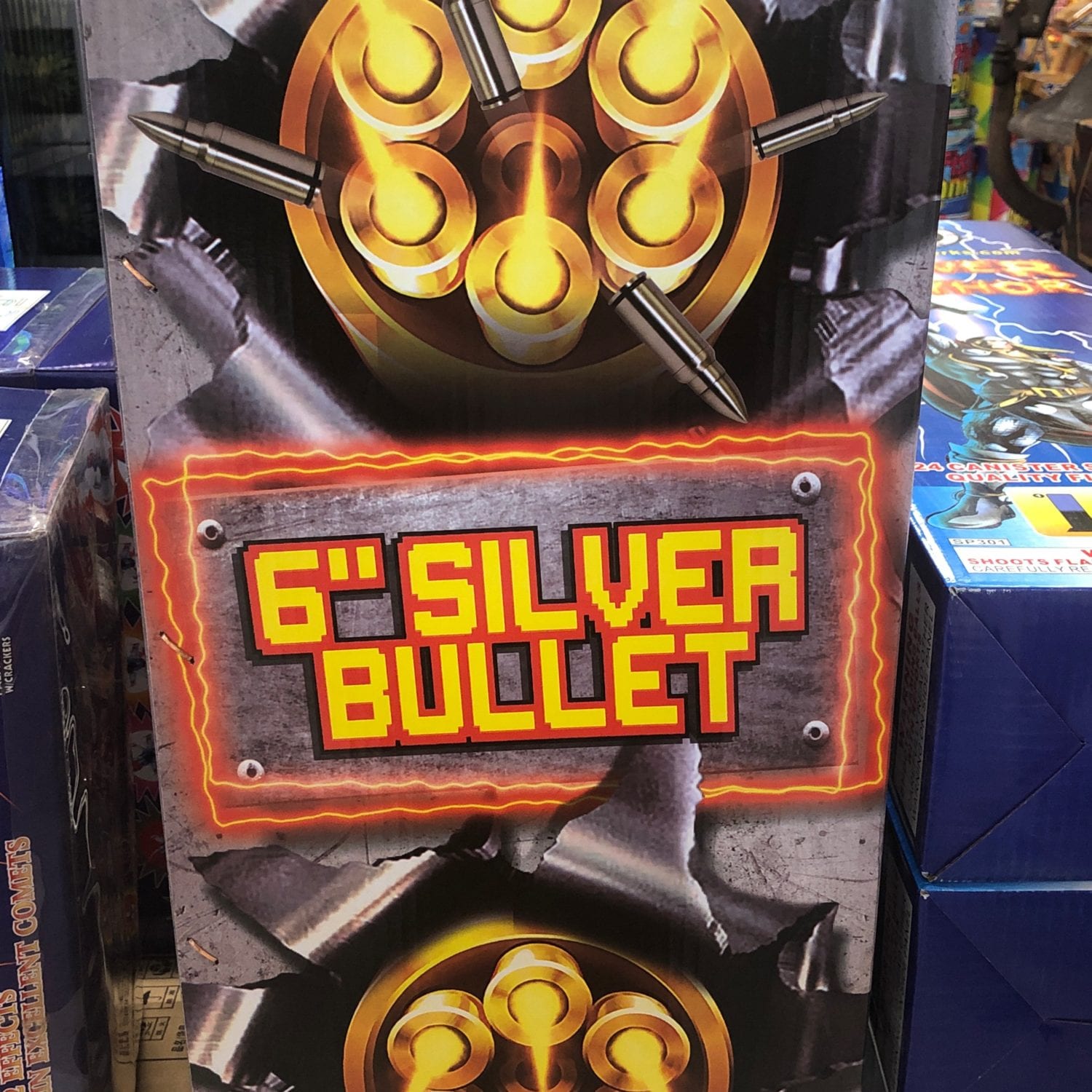 6” Silver Bullet - Muret Family Fireworks Farm