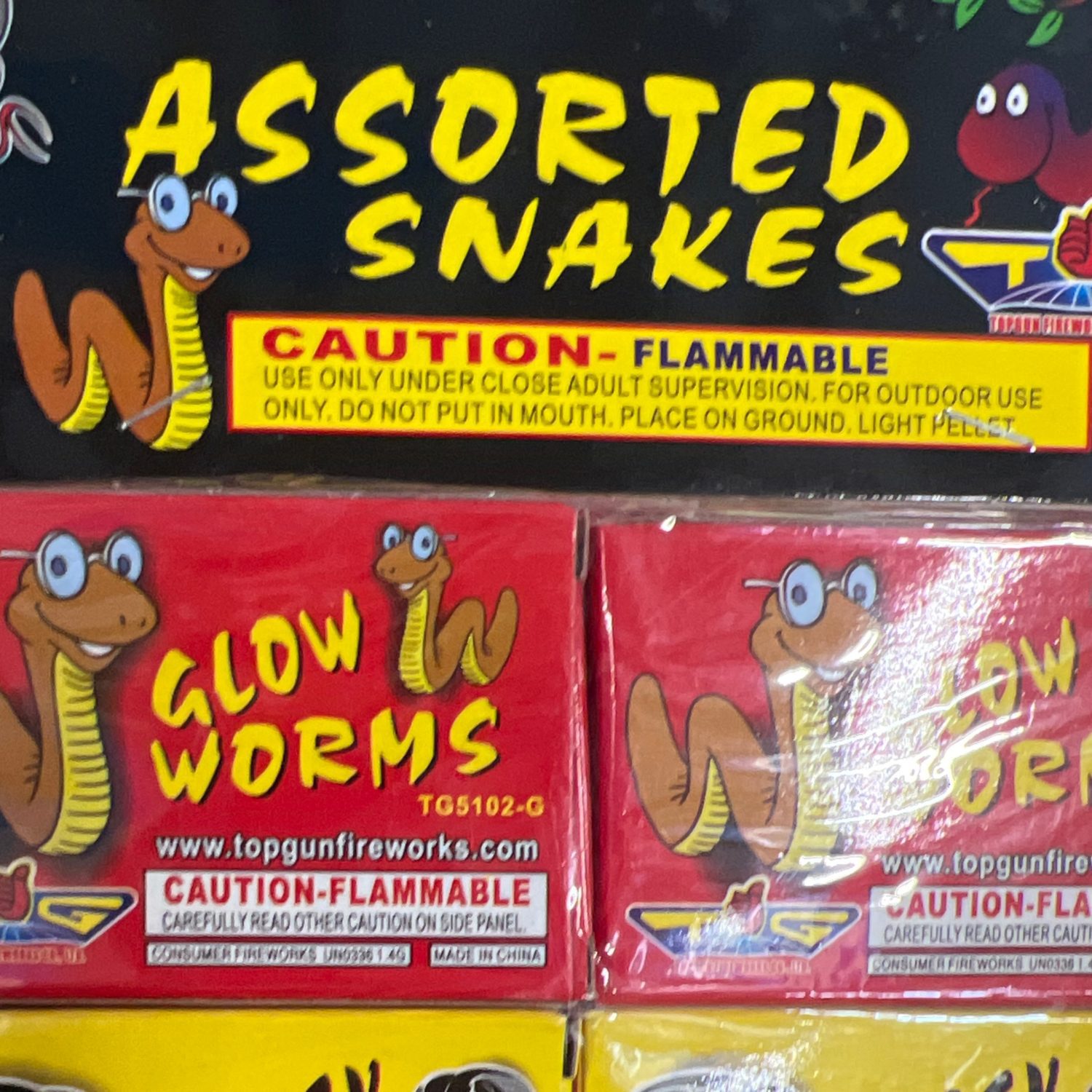 Assorted Snakes - Muret Family Fireworks Farm