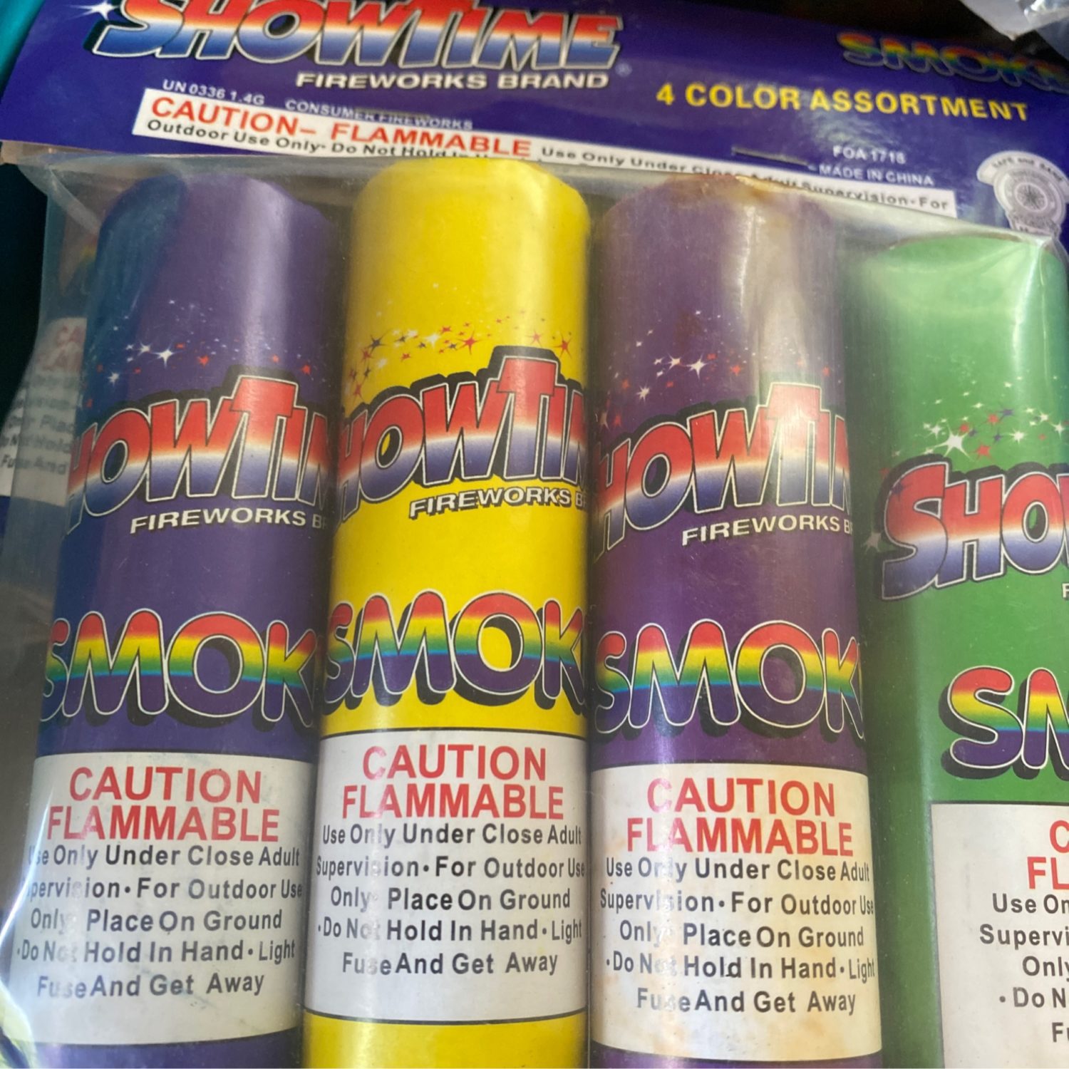 Color Smoke Tube Pack - Muret Family Fireworks Farm